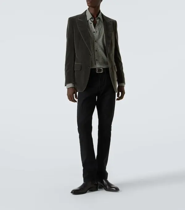 TOM FORD Hainaut Leather Chelsea Boots