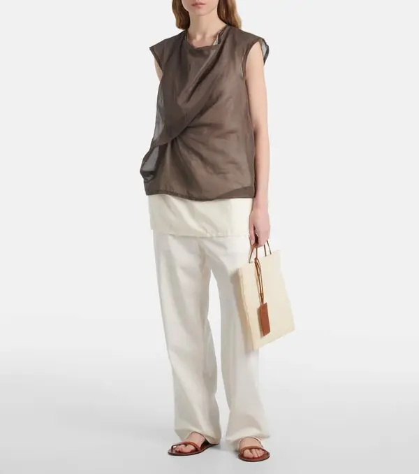 THE ROW Barn Mini Tote Bag - Neutrals