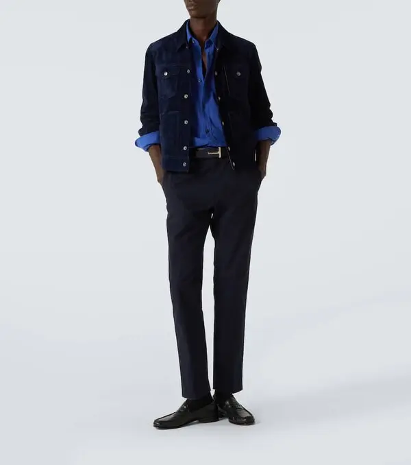 TOM FORD York Leather Penny Loafers