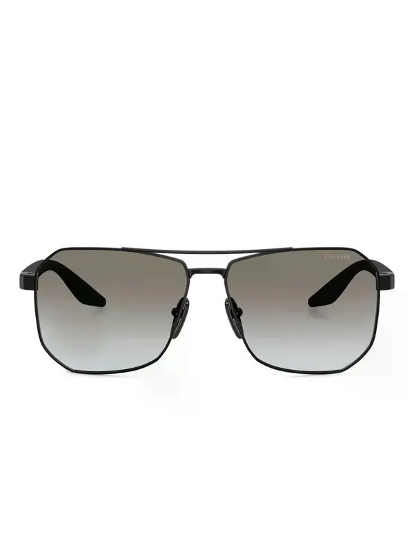 Prada Square-frame Sunglasses - Black