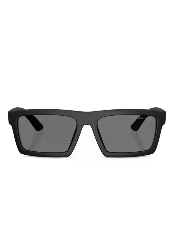 Prada Rectangle-frame Sunglasses - Black
