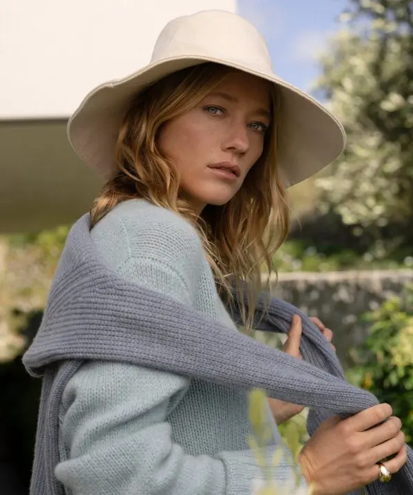 Jenni Kayne Cotton Canvas Sun Hat - Tan | Editorialist display picture 1