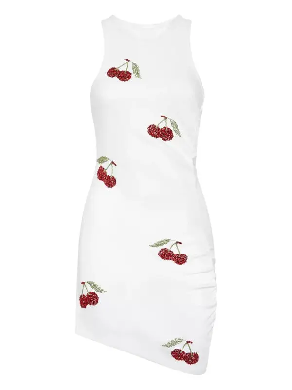 Philipp Plein Crystal-embellished Dress - White