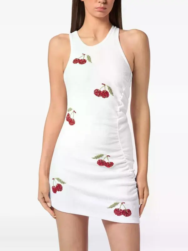 Philipp Plein Crystal-embellished Dress - White