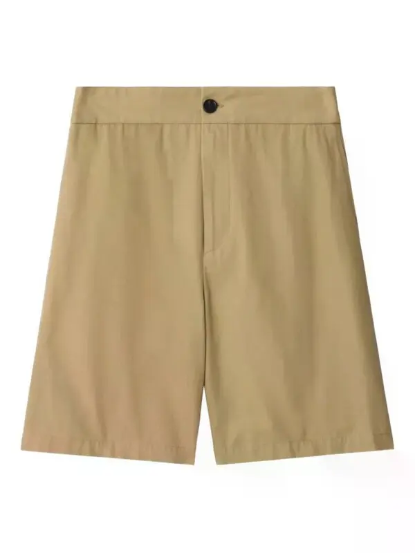 Burberry Gabardine-weave Shorts