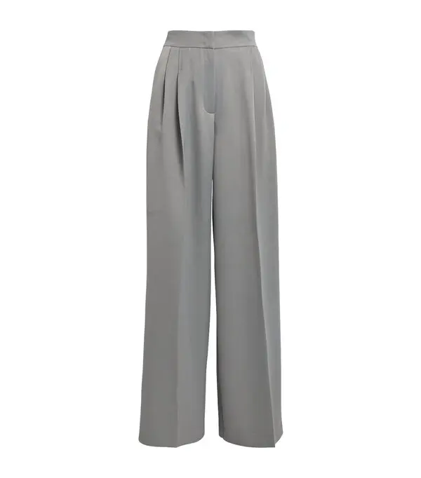 Max & Co. Satin Pleated Wide-leg Trousers