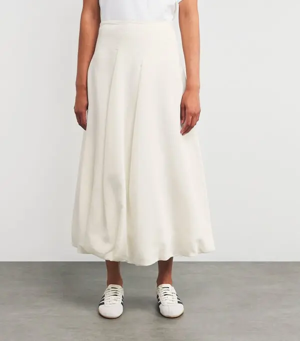 Max & Co. Canvas Balloon Midi Skirt