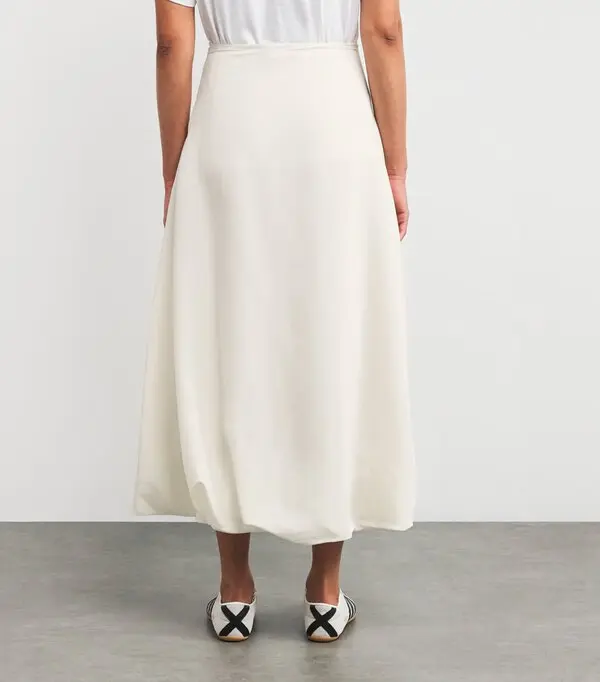 Max & Co. Canvas Balloon Midi Skirt