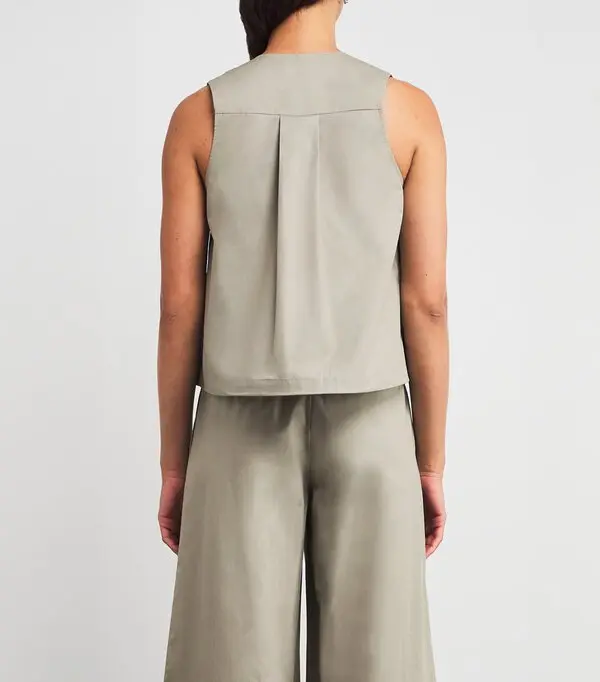 Max & Co. Cotton Woven Waistcoat