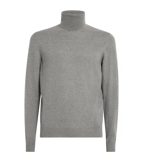 Ralph Lauren Purple Label Cashmere Roll-neck Sweater - Grey