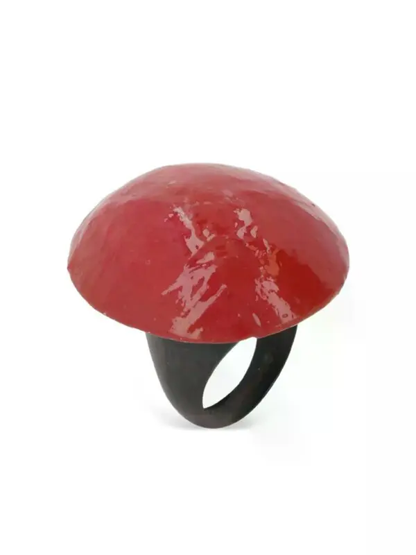 MARIA CALDERARA Resin Ring - Red