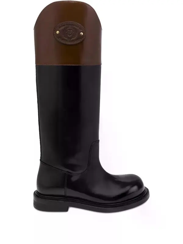 Moschino Leather Boots