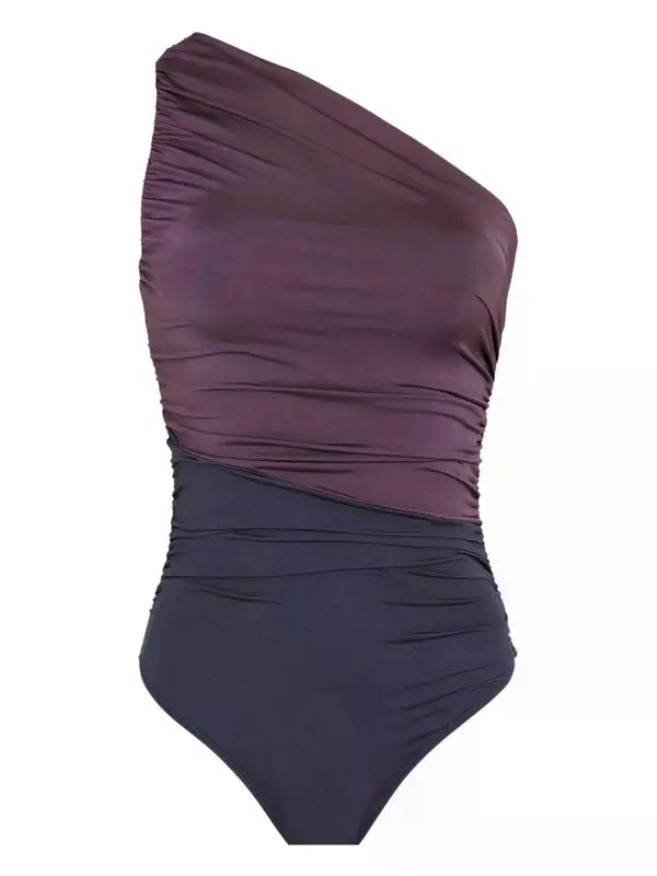 BRIGITTE One-shoulder One-piece Swimsuit - Purple
