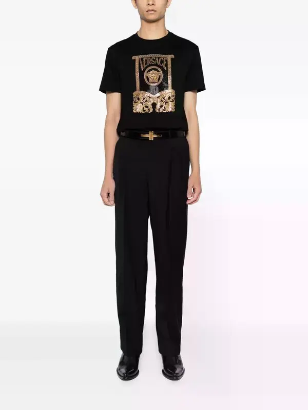 Versace Crystal-embellishment T-shirt