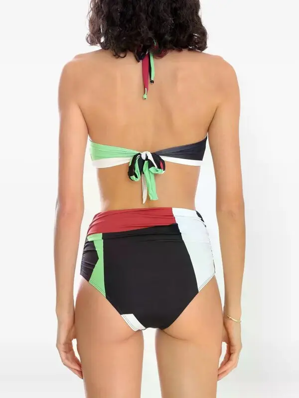 BRIGITTE Geometric-print Bikini