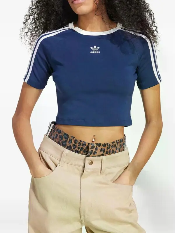 Adidas 3-stripes Cropped T-shirt