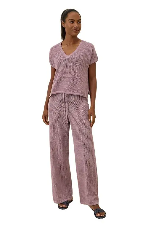 PACT Beachside Linen Pant - Lavender Haze