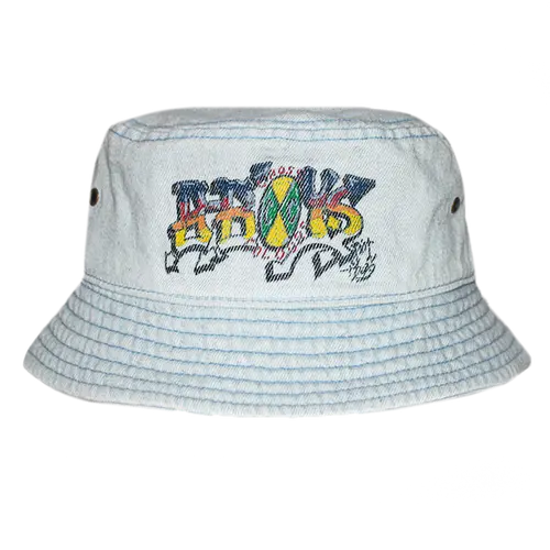 CROSS COLOURS Denim Bucket Hat - Ice Blue