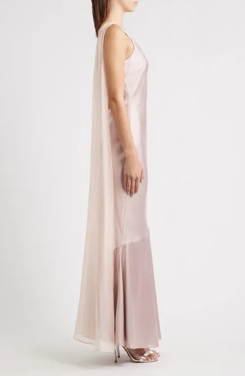 Lulus Aida Tie-back Satin Gown