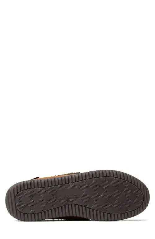 DEARFOAMS Alexander Faux Shearling Driving Loafer - Chestnut