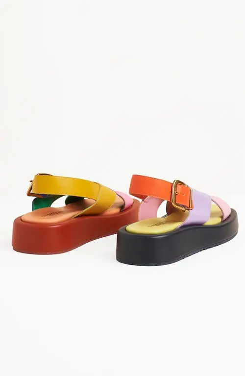 Charlotte Stone Anto Slingback Flatform Sandal