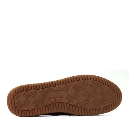 DEARFOAMS Pierce Microsuede Moccasin Slipper - Pavement
