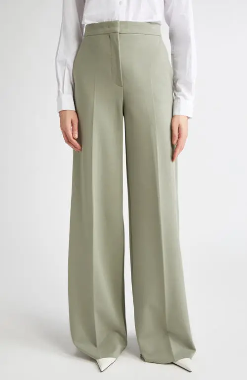 Max Mara Biada Jersey Wide Leg Pants