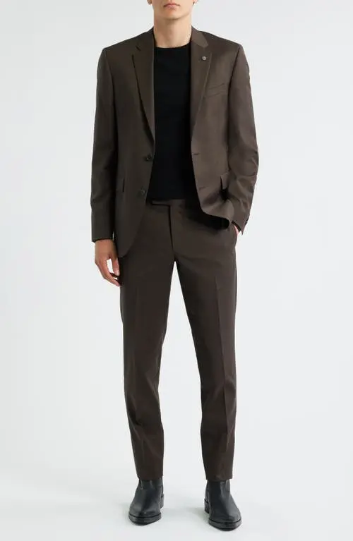 ALLSAINTS Ross Slim Fit Solid Stretch Wool Suit