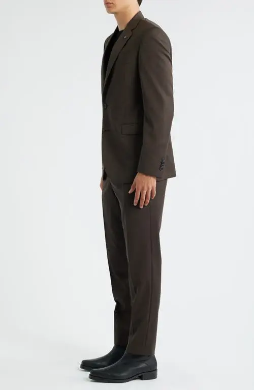 ALLSAINTS Ross Slim Fit Solid Stretch Wool Suit