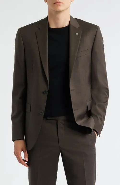 ALLSAINTS Ross Slim Fit Solid Stretch Wool Suit