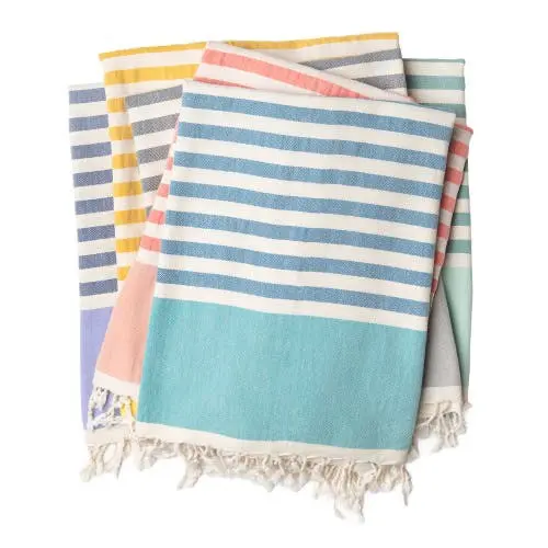 FEELGOODZ Artisan Crafted Cotton Turkish Towel Beach Bath