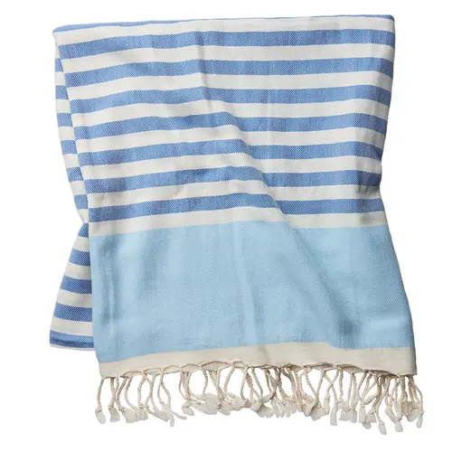 FEELGOODZ Artisan Crafted Cotton Turkish Towel Beach Bath - Sea