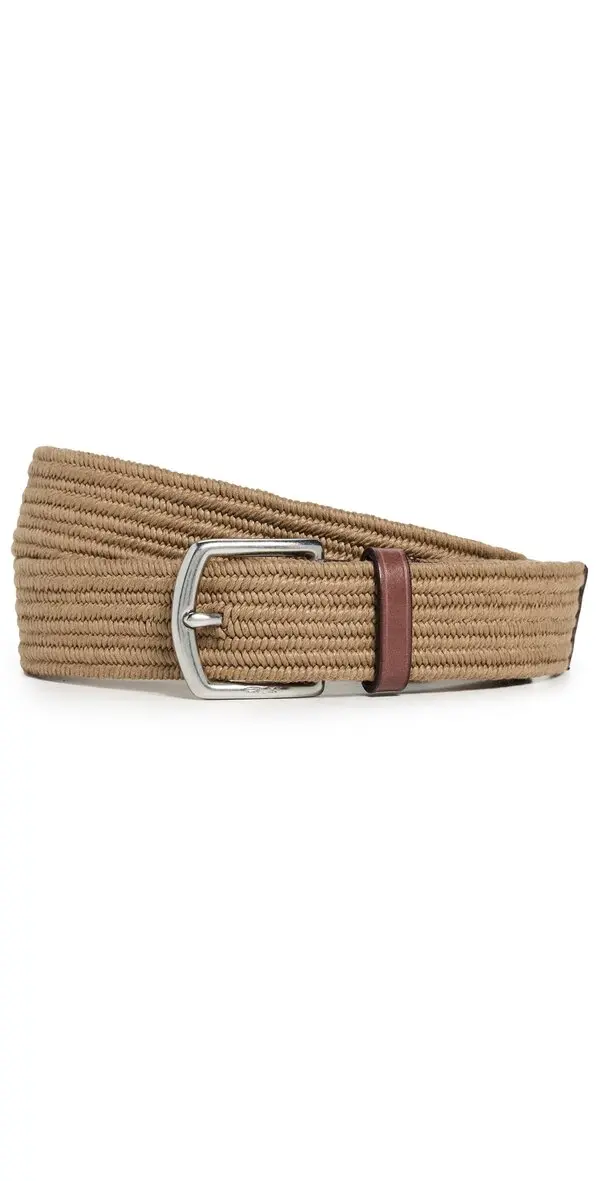 Rlx Ralph Lauren Braided Belt - Brown
