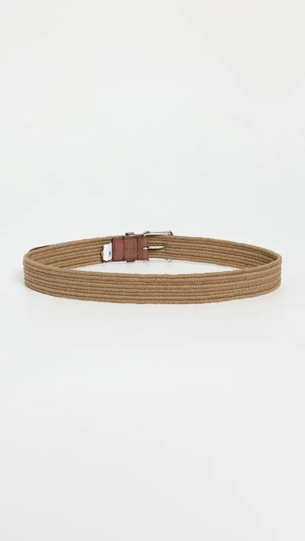 Rlx Ralph Lauren Braided Belt - Brown
