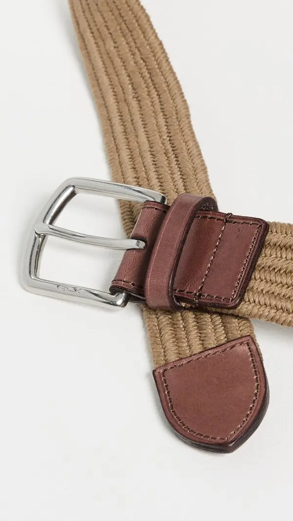 Rlx Ralph Lauren Braided Belt - Brown
