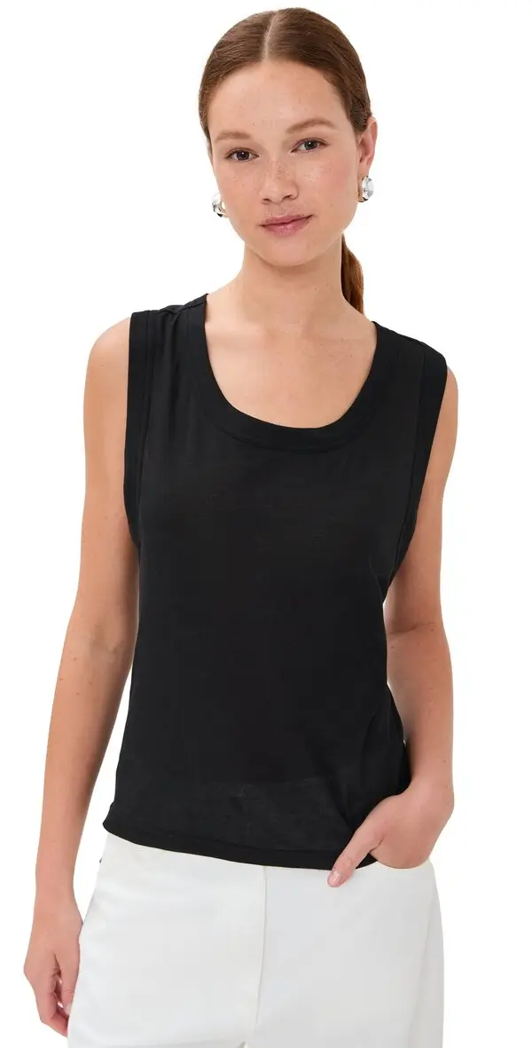 Co Jersey Tank Top - Black