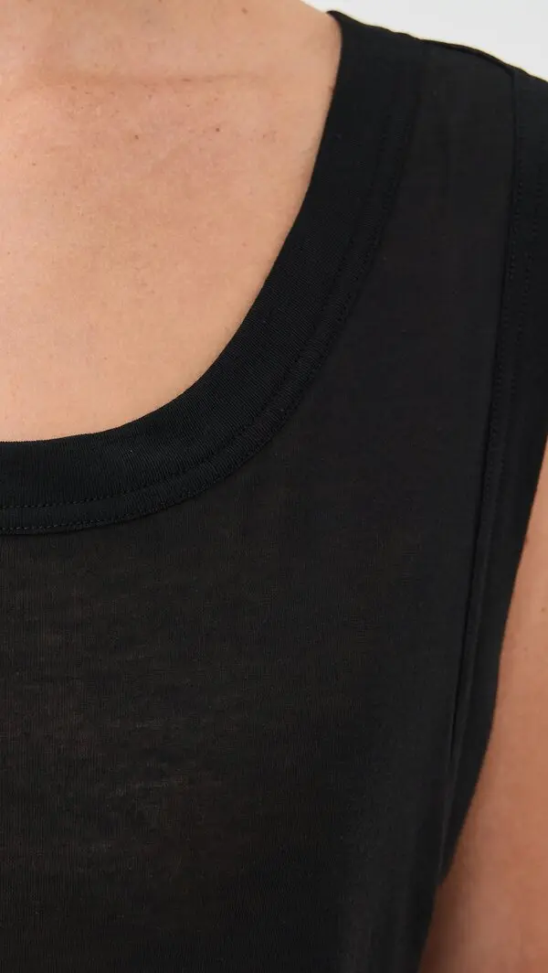 Co Jersey Tank Top - Black