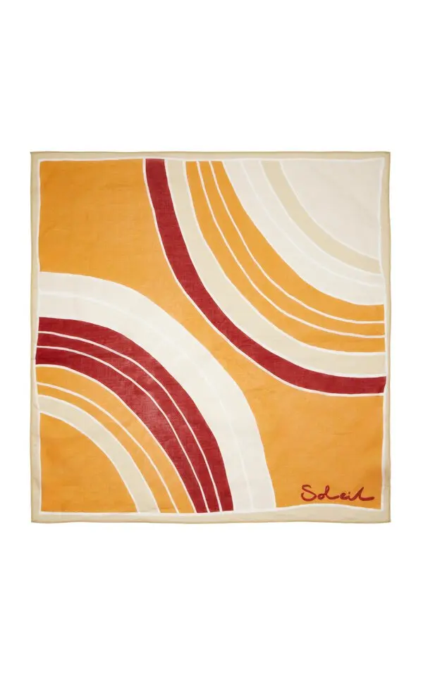 SOLEIL SOLEIL Exclusive Scarf - Orange