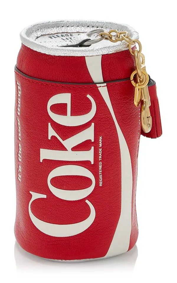 ANYA HINDMARCH Coca Cola Leather Coin Purse - Red