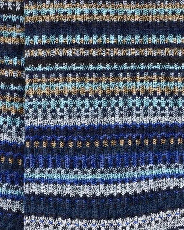 Paul Smith Piqué Signature Stripe Crew Socks - Navy