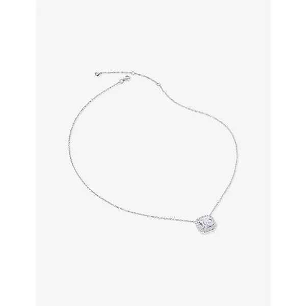CARAT* LONDON Misha Sterling- And Cubic Zirconia Necklace - Silver