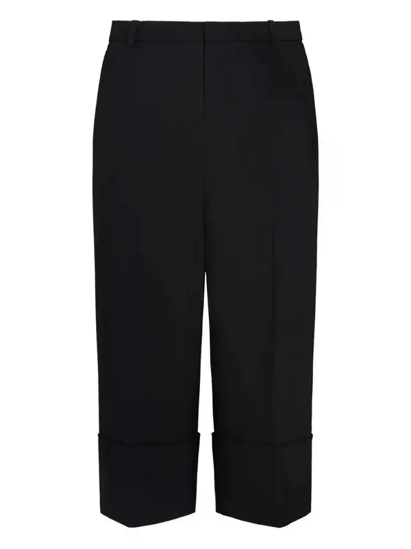 Vince Cuffed Wide-leg Trousers