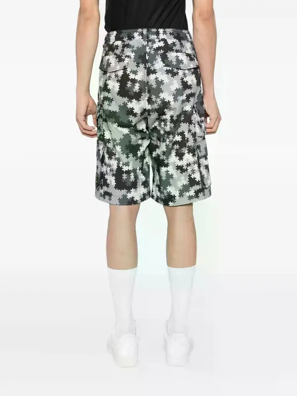 PEACE AND AFTER Camo Cargo Shorts