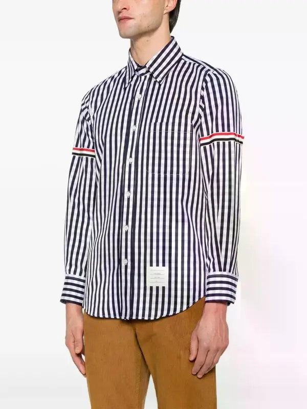 Thom Browne Checked Shirt - Blue