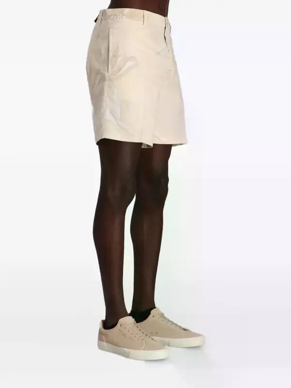 BOSS Printed Pressed-crease Shorts