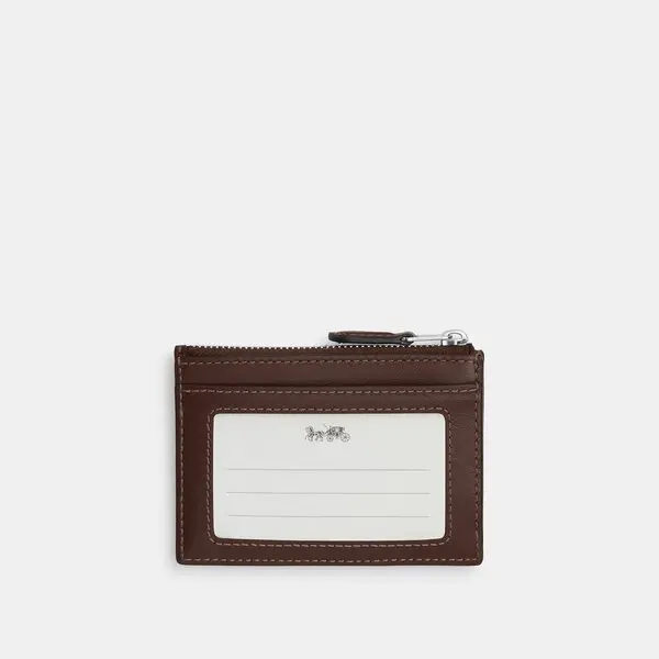 COACH Mini Id Skinny In Signature Jacquard