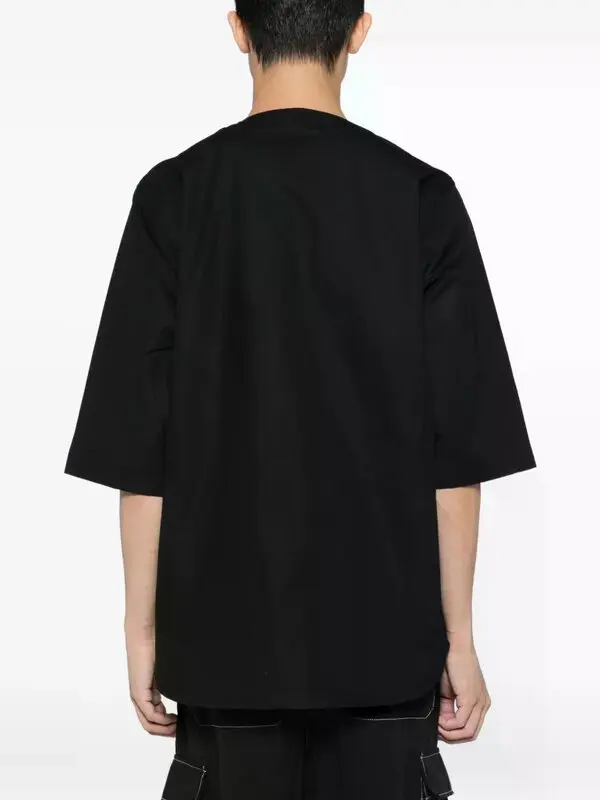 PEACE AND AFTER Short-sleeves Cotton Shirt