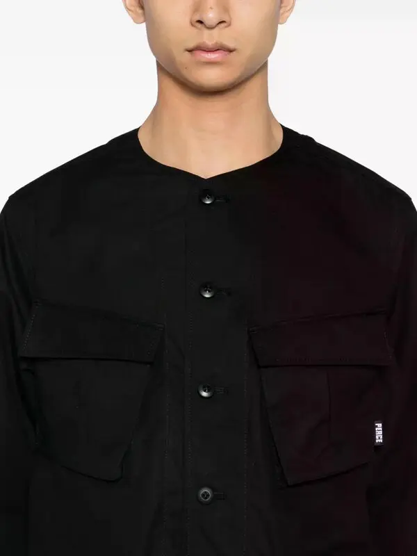 PEACE AND AFTER Short-sleeves Cotton Shirt