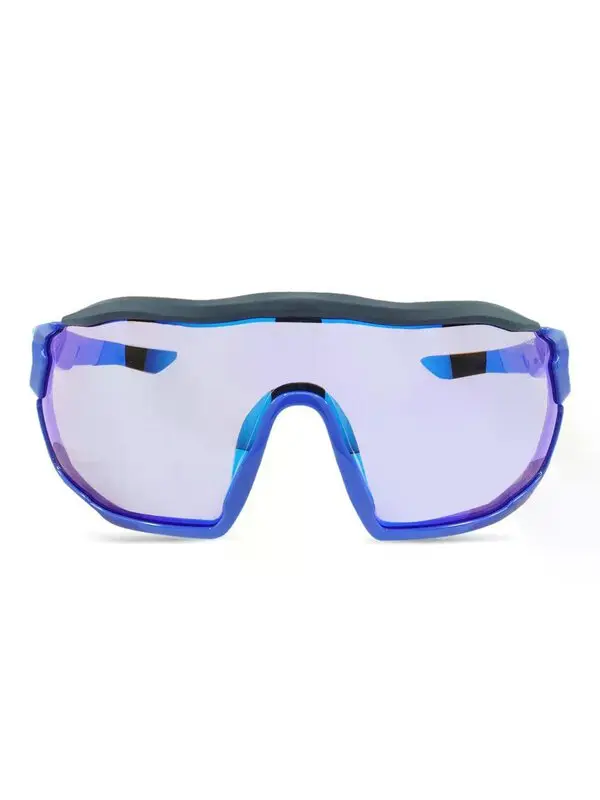 Nike Shield Frame Sunglasses With Tinted Lenses - Blue