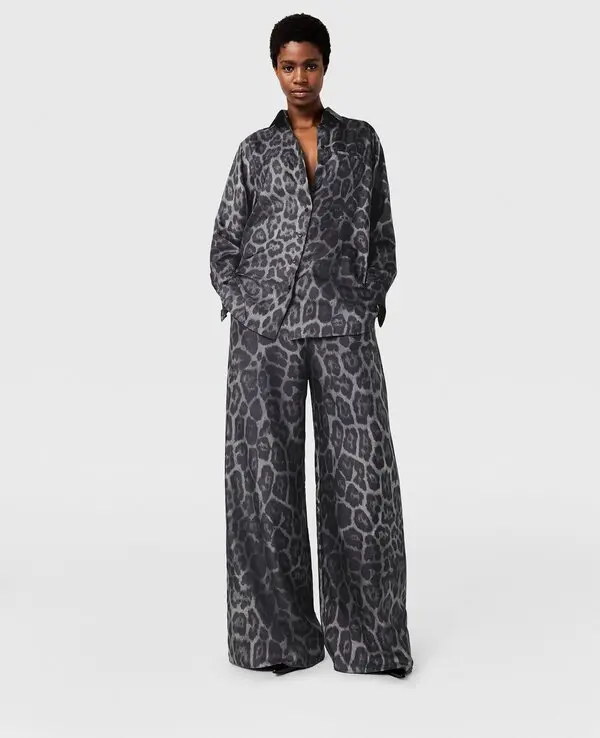 Stella McCartney Oversized Leopard Print Pants